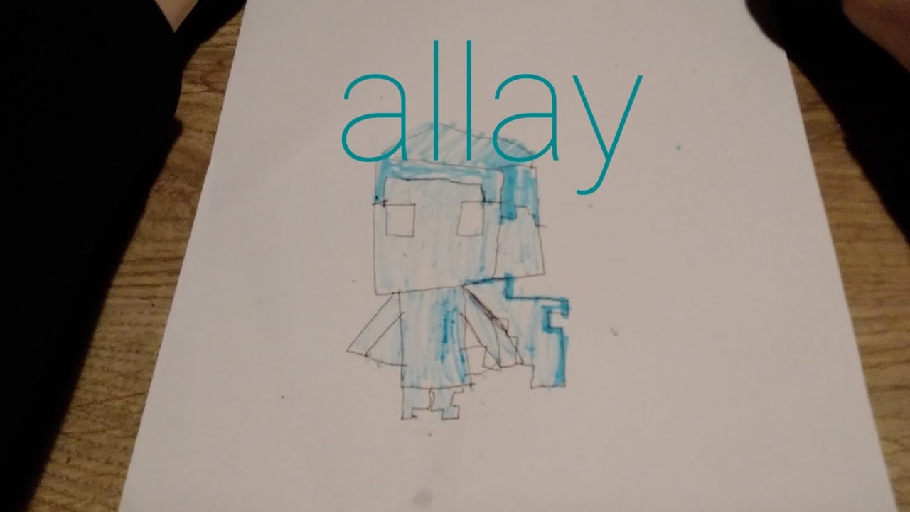 an easy tutorial to draw an allay🙂 - YouTube