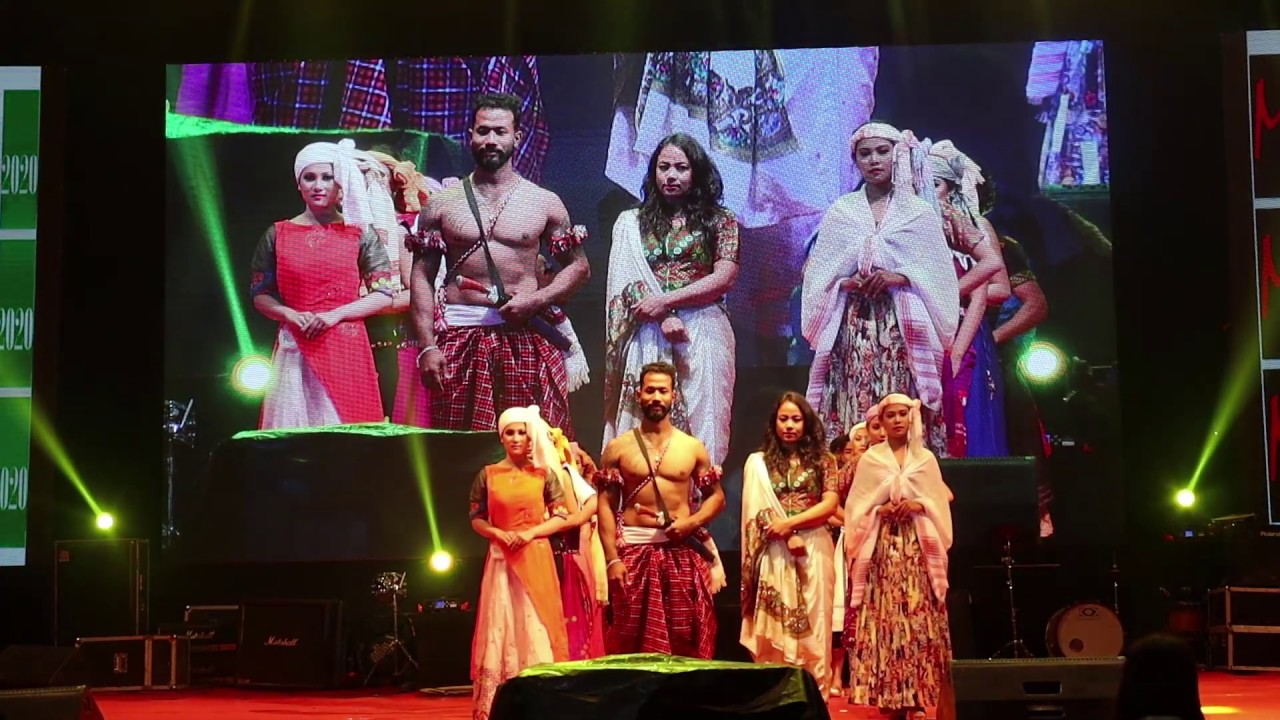 Fashion Show | Mising Youth Festival (MYF) 2020, Majuli | Choreographed ...