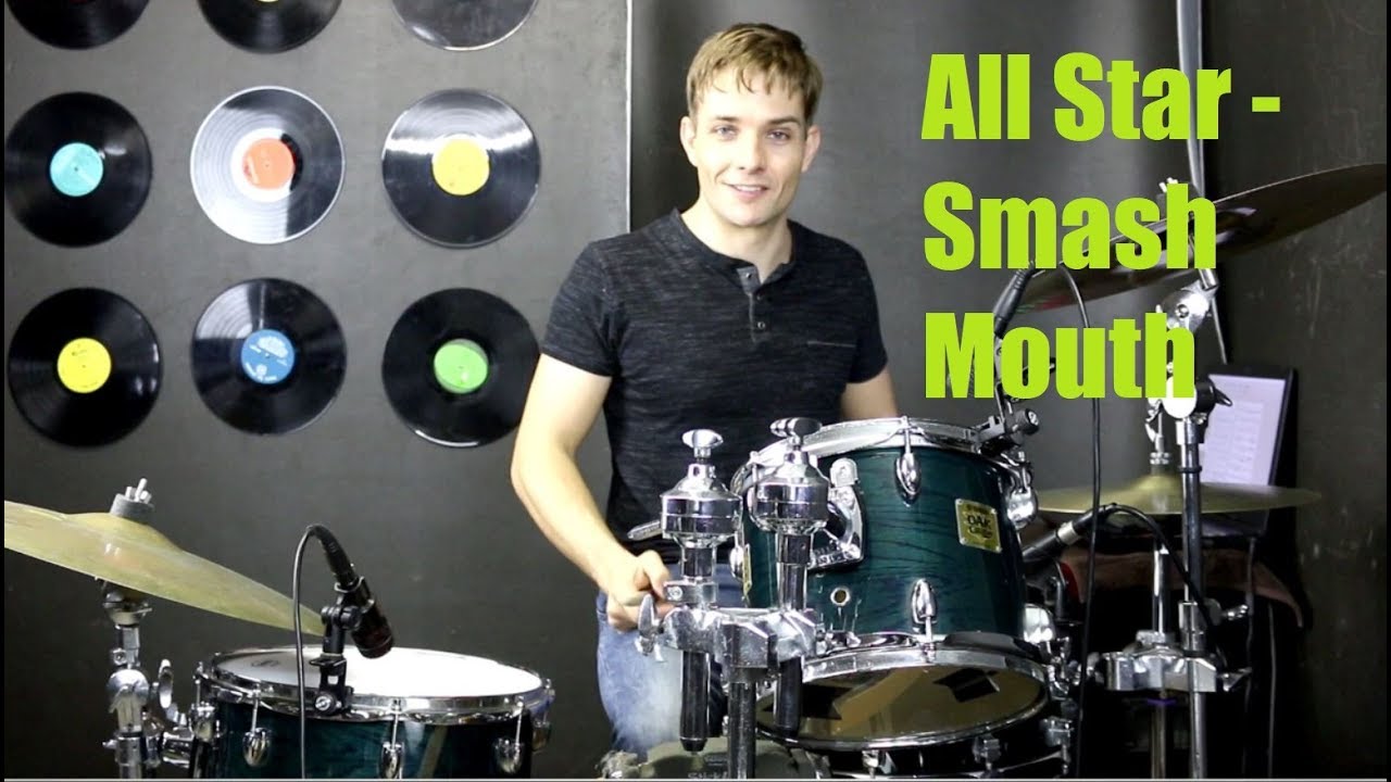 All Star Drum Tutorial - Smash Mouth - YouTube