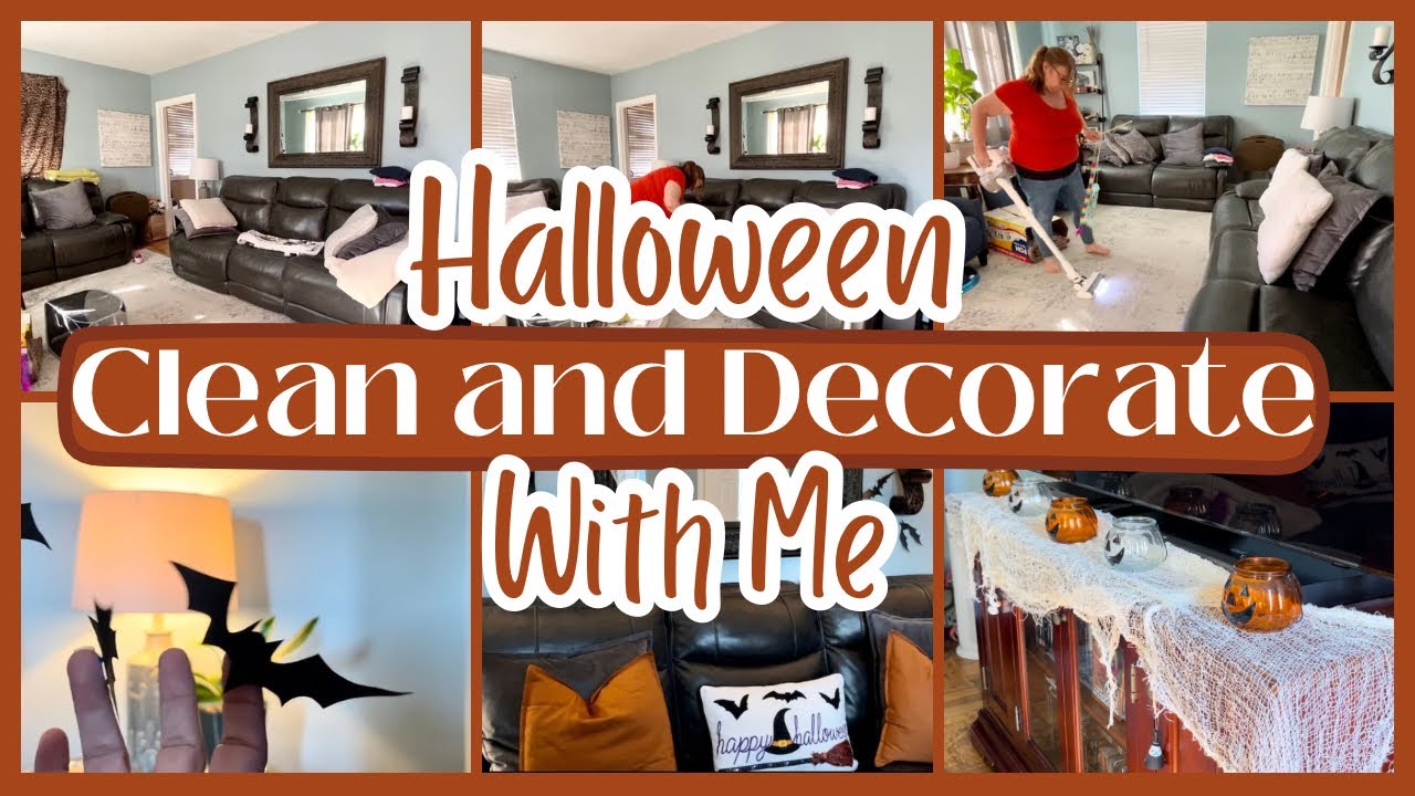 Halloween Clean and Decorate With Me - YouTube