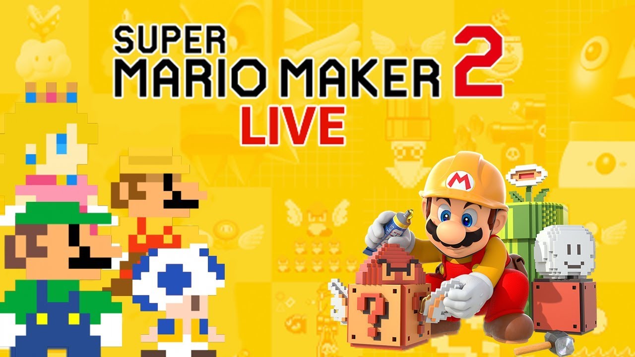 🔴 Live - Super Mario Maker 2 | CO-OP With Viewers #01 - YouTube