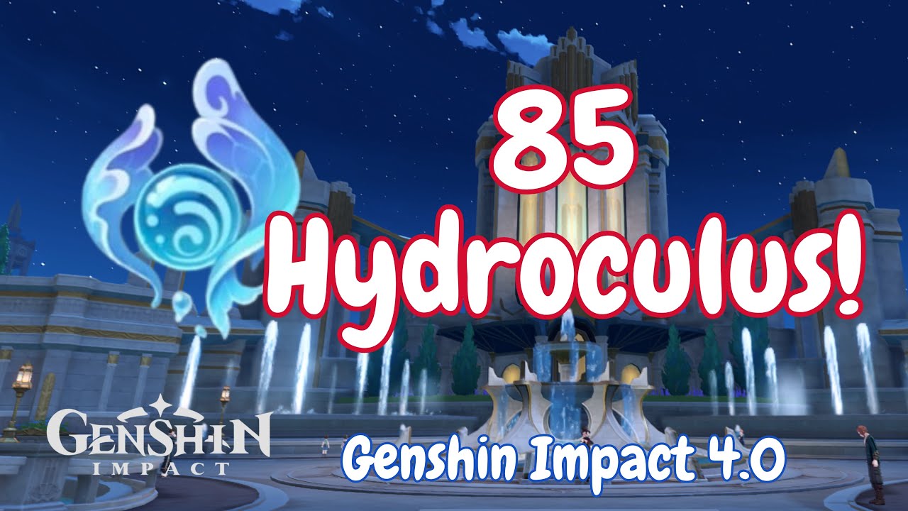 85 Hydroculus Locations In Fontaine | Genshin Impact - YouTube