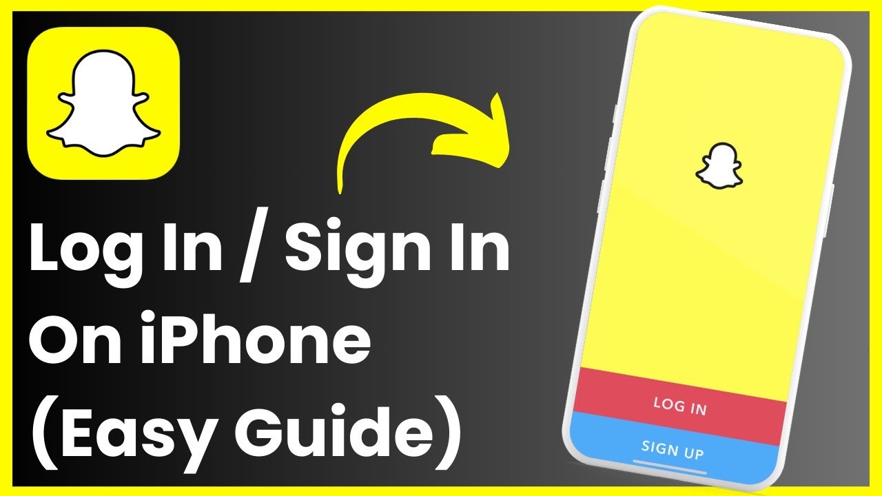 How To Log In / Sign In Snapchat Account On iPhone ! - YouTube