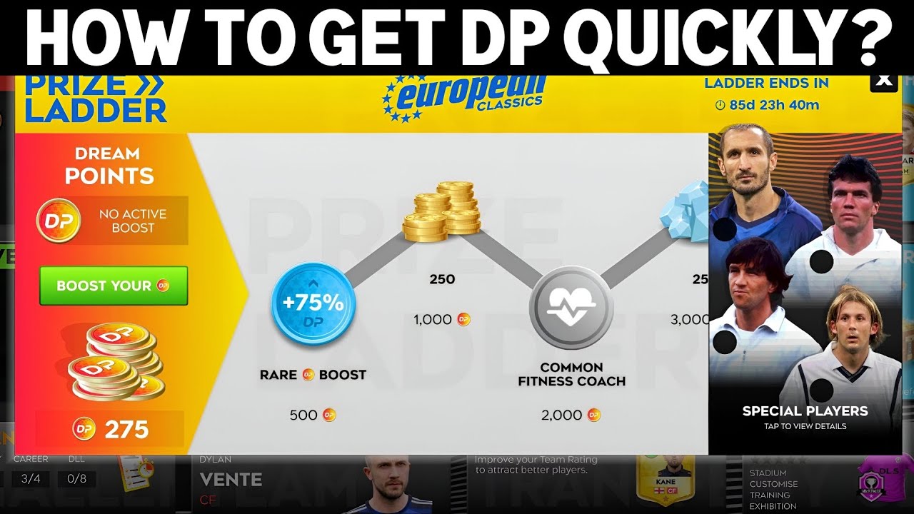 How Get More DP In Dream League Soccer 2025 | How to Get DLS 25 Classic ...