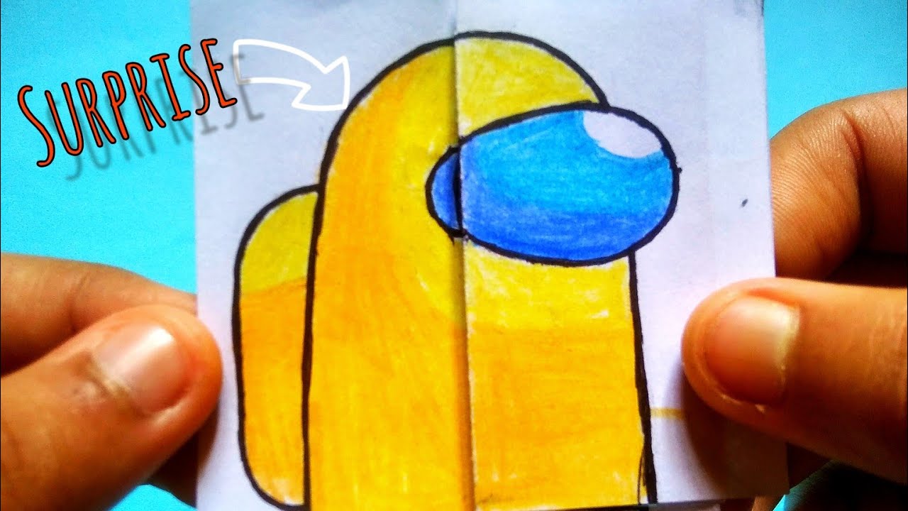 New among us hide n seek paper art and crafts | DO vs DON'T | - YouTube