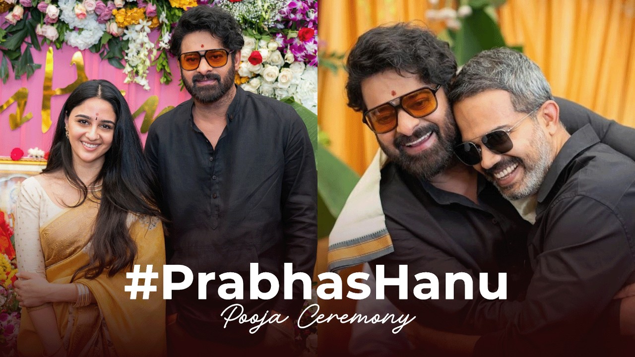 Prabhas and Hanu Raghavapudi's #PrabhasHanu Movie Opening Pooja ...