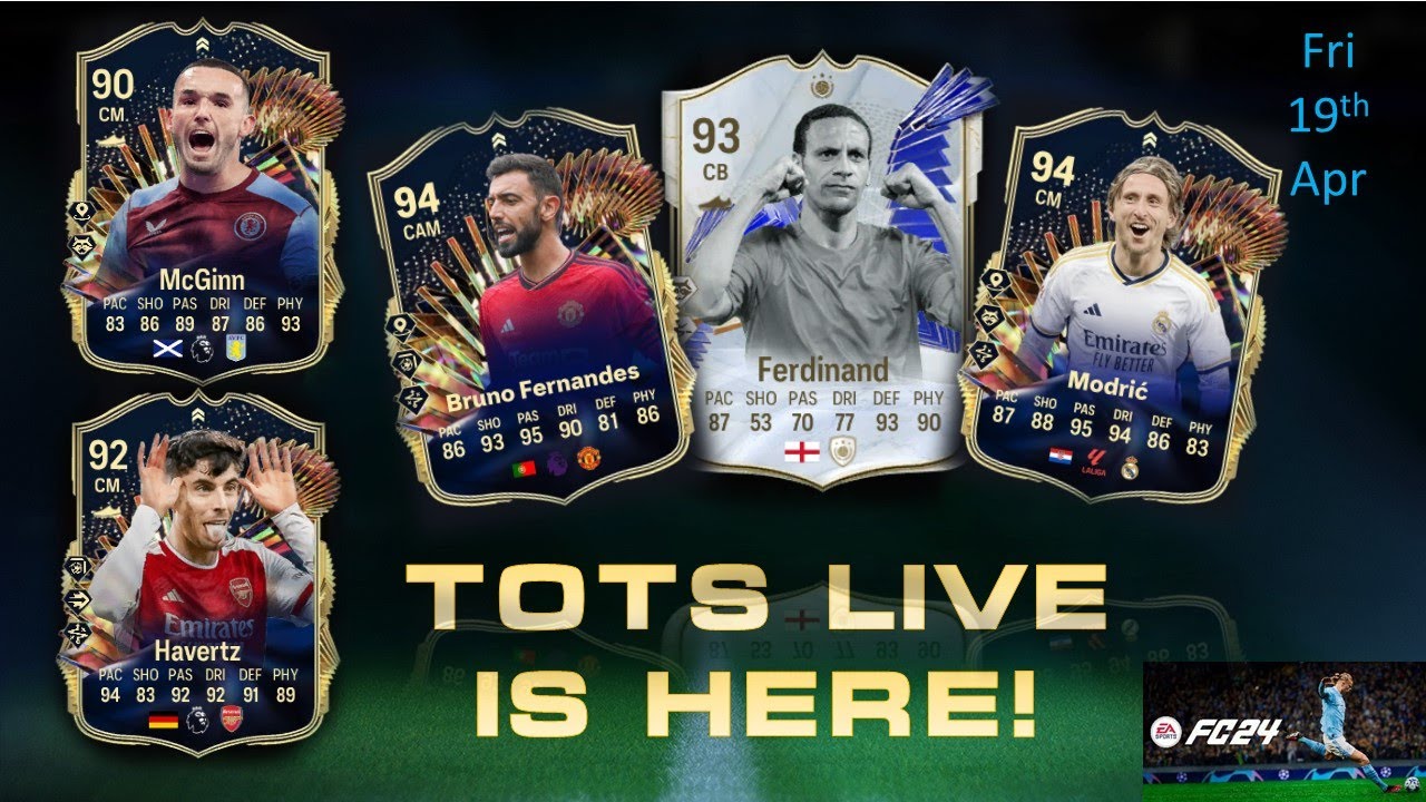 FC24 | TOTS Live is here! DYNAMIC TOTS Card! +2s possible & 2 New Evos - YouTube