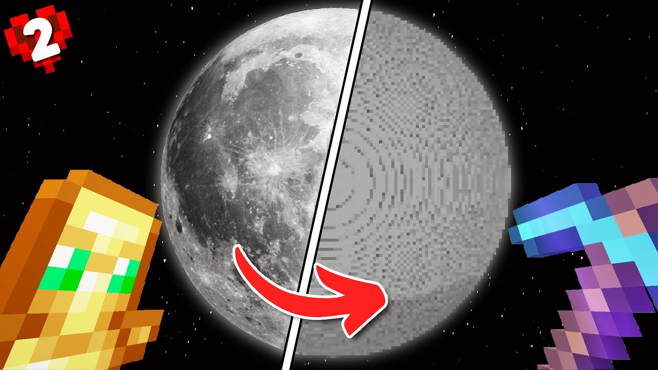 Building The Moon in Minecraft Hardcore! - YouTube