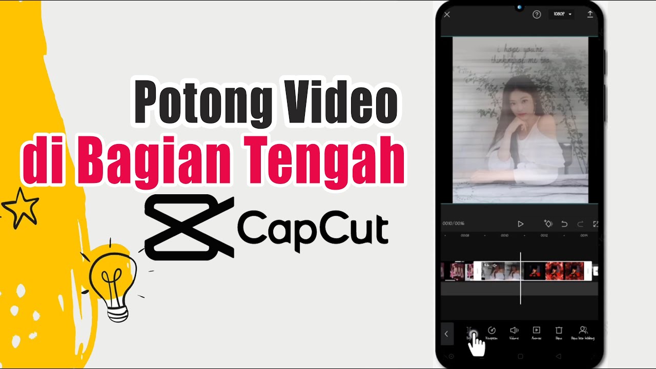 Cara Potong Video di Bagian Tengah Pakai Capcut - YouTube