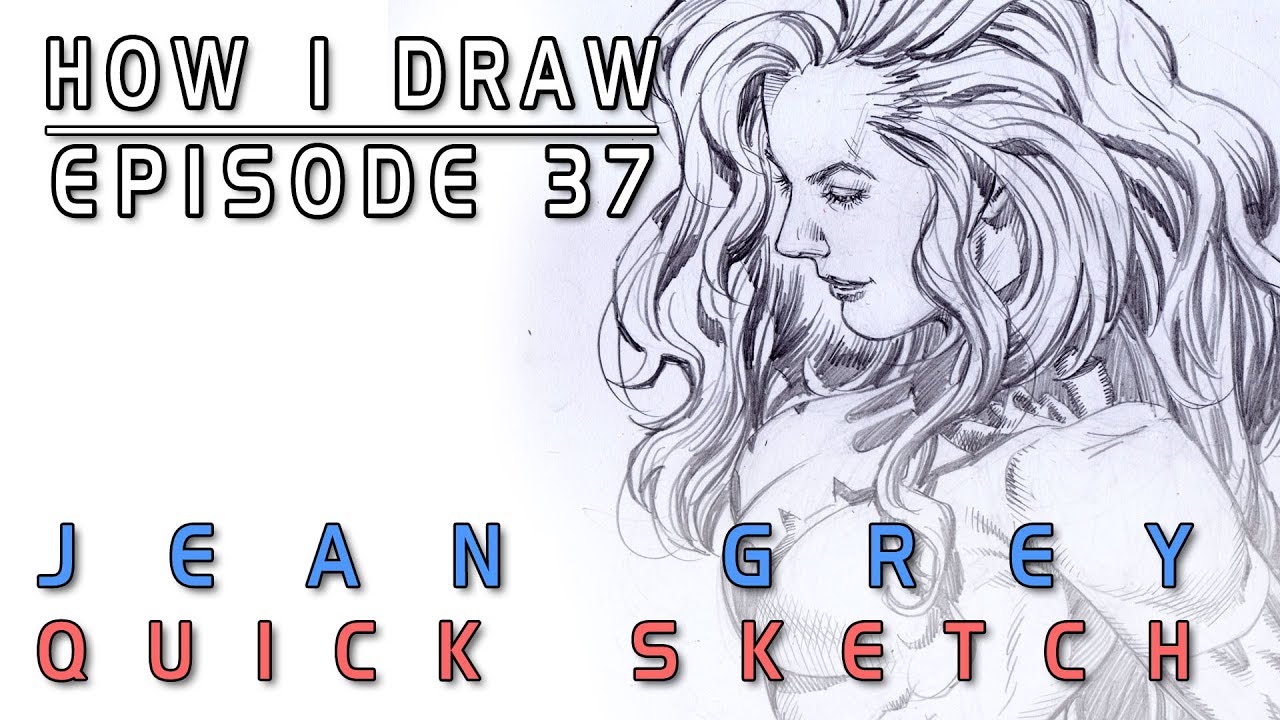 How I Draw Ep. 37 - Jean Grey (Phoenix) - YouTube