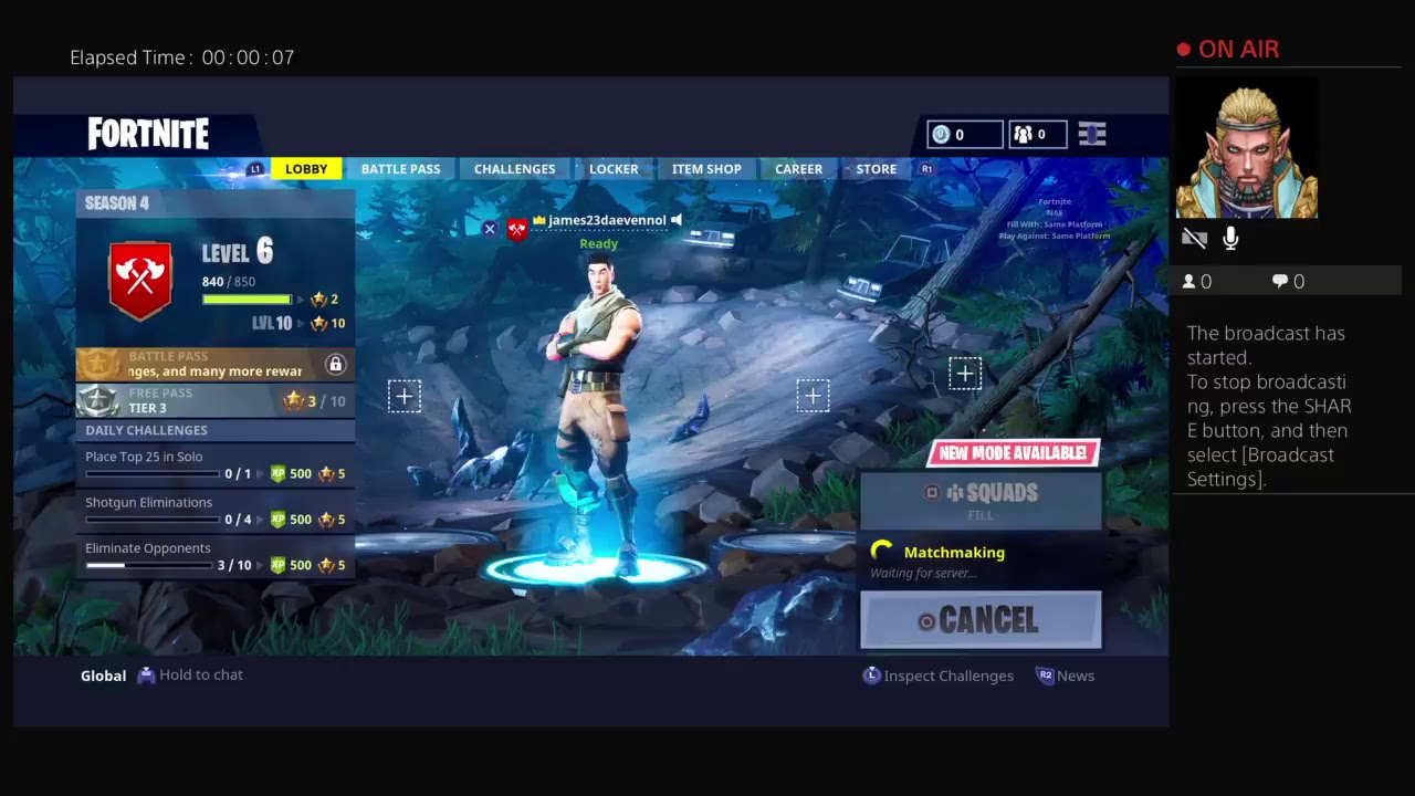 Playing Fortnite come and join - YouTube