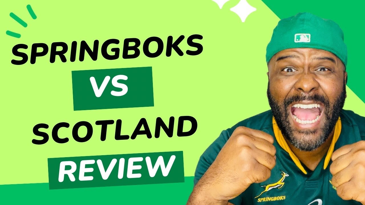 Springboks Dominates Scotland: Match Review - YouTube