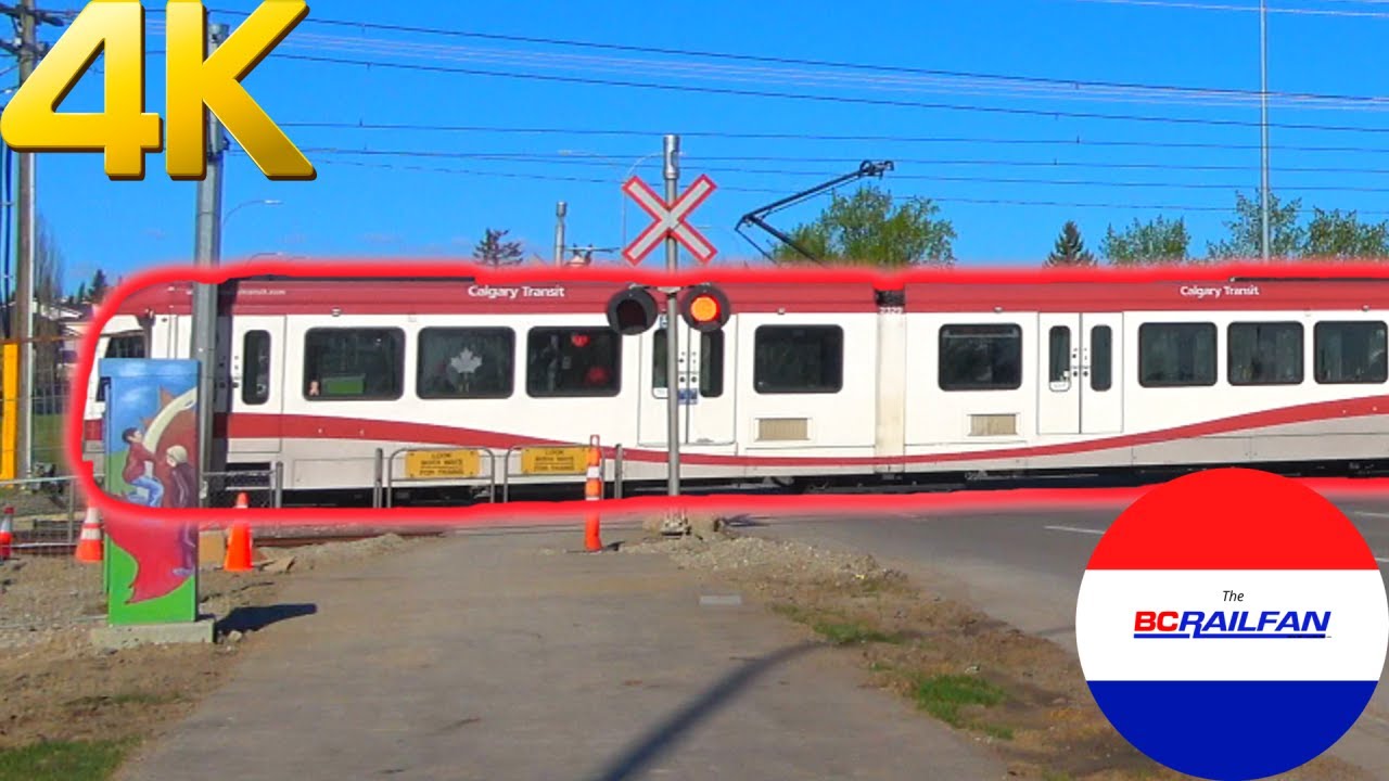 [4K] Railroad Crossing | 162 Avenue Southwest, Calgary, AB - YouTube