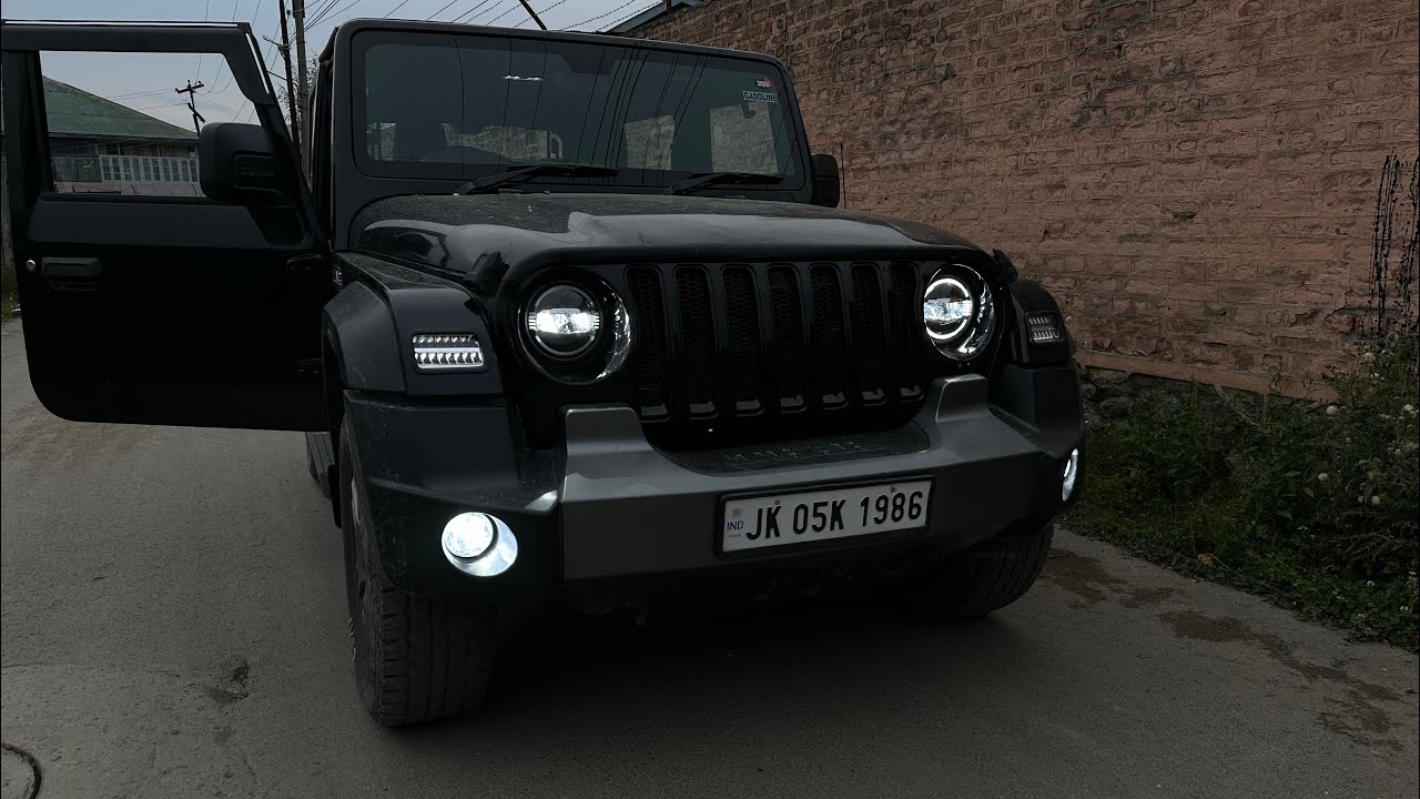 Modified Thar 2023 😱 Black Beauty On Track 🚗Complete Modification Done ...