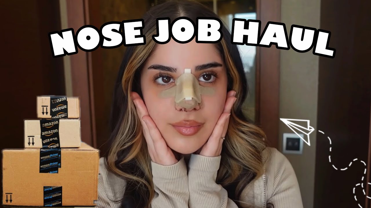 The ultimate nose job haul | What I'm taking for my rhinoplasty - YouTube