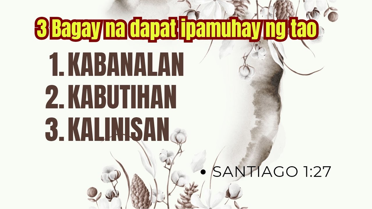 RELIHIYON KAHULUGAN - Kabanalan, Kabutihan at Kalinisan - YouTube