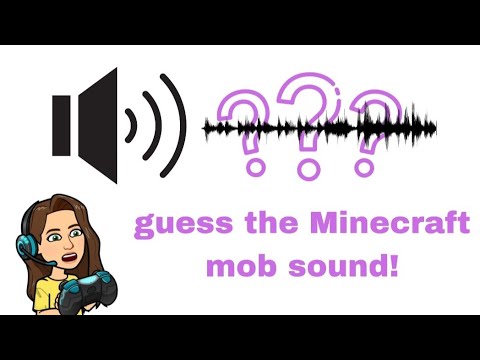 GUESS the MINECRAFT MOBS by their SOUNDS! pt. 1: easy - YouTube