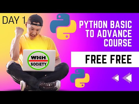 || PYTHON BASIC TO ADVANCE || Class 1st by:- Bibhav Paudel || W.H.H ...