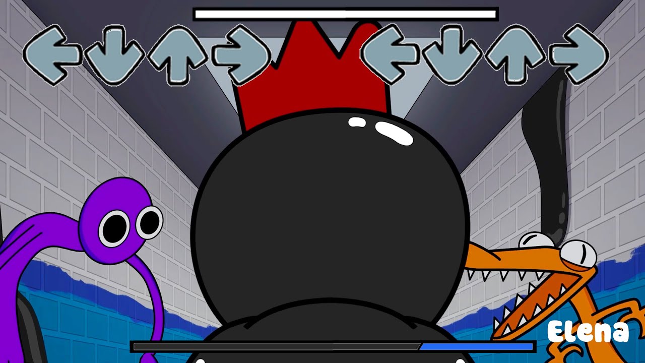 FNF Rainbow Friends: Full Story in Friday Night Funkin' be like #7 ...