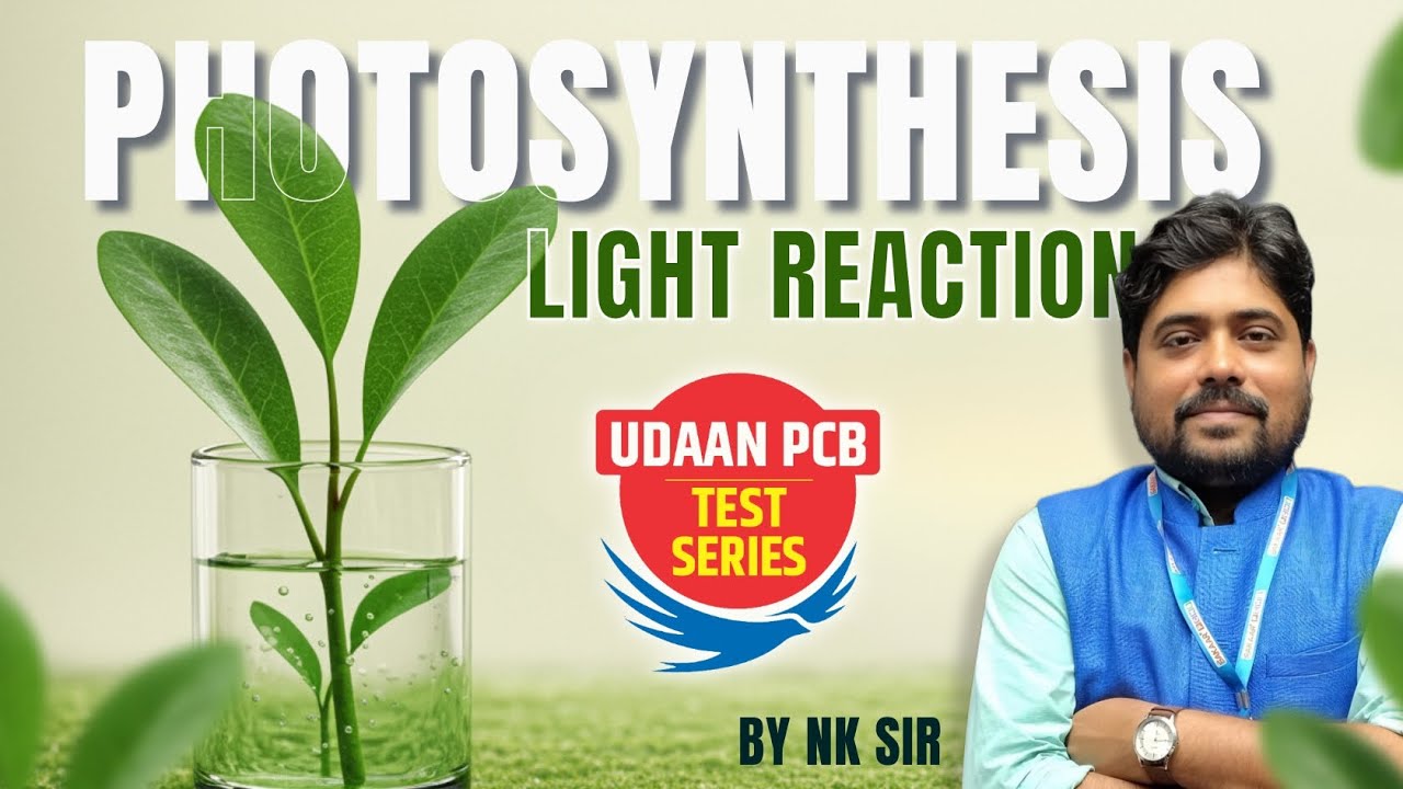 Photosynthesis Light Reaction | #sakaarpcmb #udaantestseries - YouTube