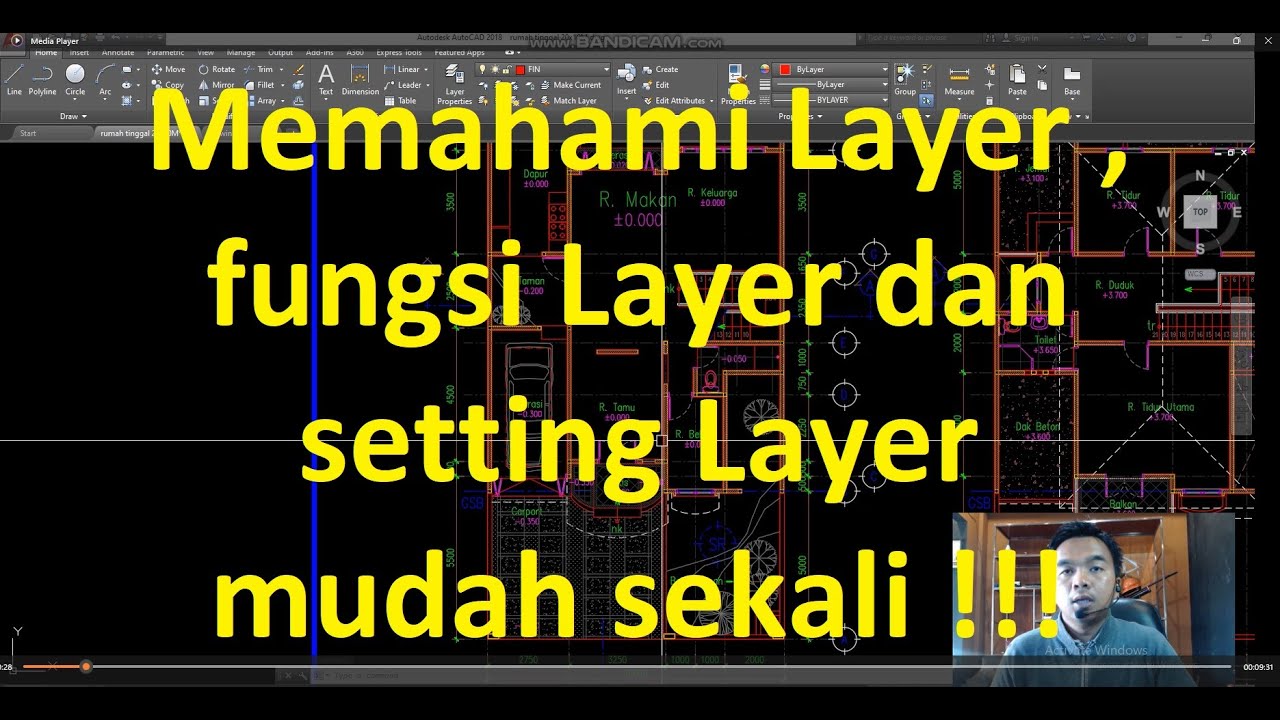 MEMAHAMI DAN MEMBUAT LAYER AUTOCAD, MUDAH SEKALI !! (TANPA MUSIK) - YouTube