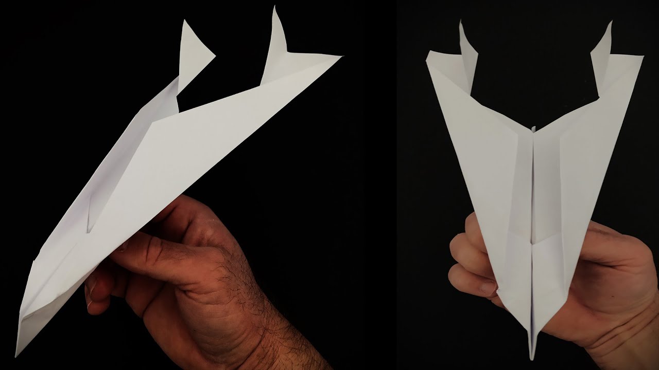 Jet Racer Paper Airplane - YouTube