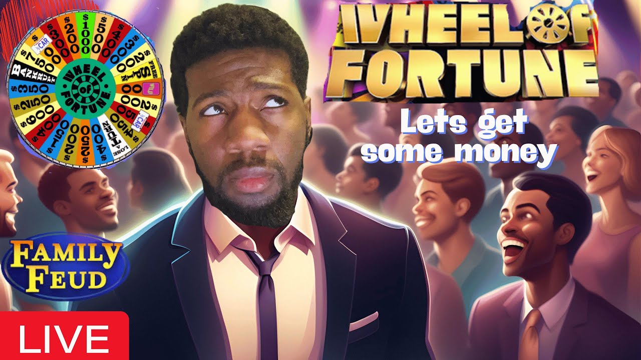 GAMESHOW MADNESS | WHEEL OF FORTUNE AND FAMILY FEUD #livestream - YouTube
