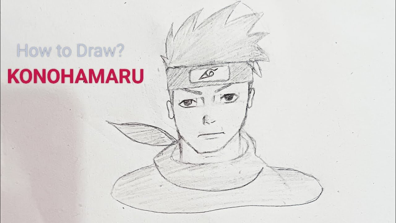 Best Art Tutorial: Drawing Konohamaru | Naruto Anime | Birthday Special ...