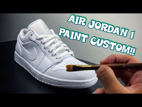 【Sneaker custom】AIR JORDAN 1 LOW 🎨（Two pairs） - YouTube