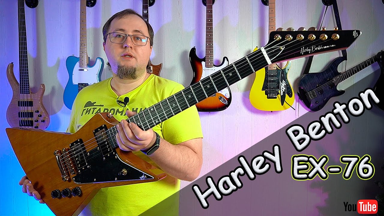 Harley Benton EX-76 Sound Test - YouTube