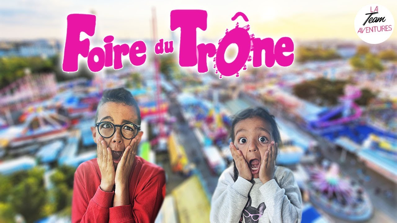 🎡 UNE JOURNÉE A LA FOIRE DU TRÔNE - PARIS 🎢 - YouTube