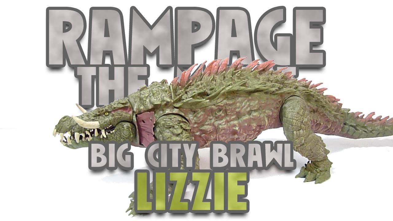 RAMPAGE MOVIE LIZZIE BIG CITY BRAWL FIGURE REVIEW - YouTube