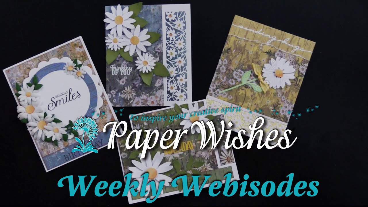 4 Card Ideas Using Delightful Daisies Collection by Crafter's Companion ...