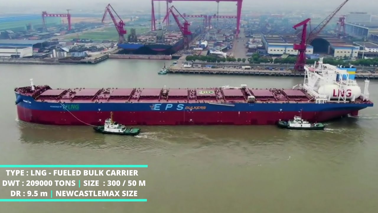 LNG Fueled bulk carrier | Jiangsu Shipyard, China - YouTube