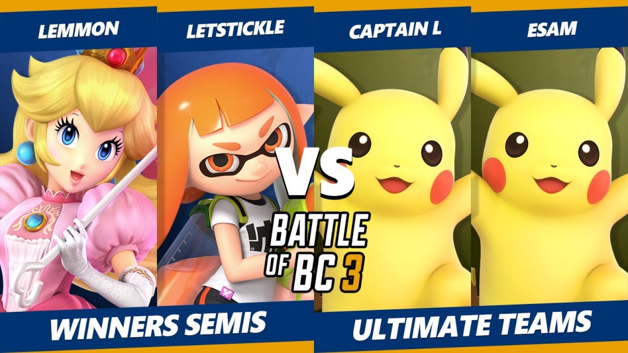 Smash Ultimate Tournament - Esam & Captain L Vs Lemmon & LetsTickle ...