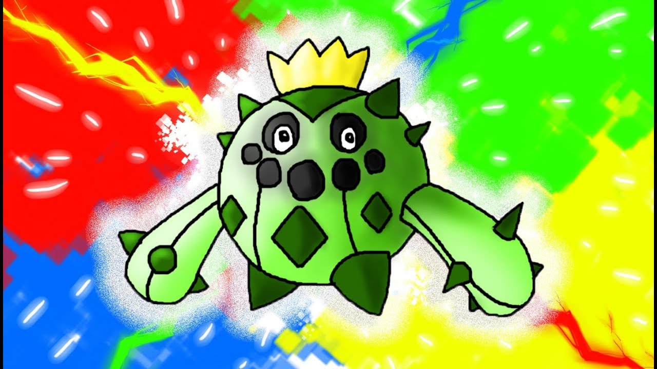 Cacnea | Pokemon---Drawing by kids Happy Drawings - YouTube