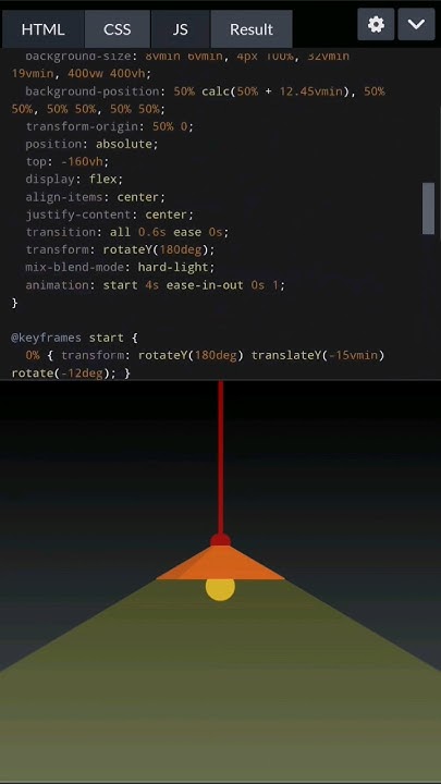 Light Bulb On Off Css Animation Heresthecode Coding Htmlcssjavascript Youtube