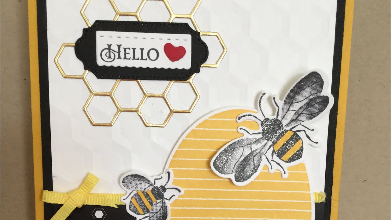 Honey Bee Bundle Stampin’ Up! - YouTube
