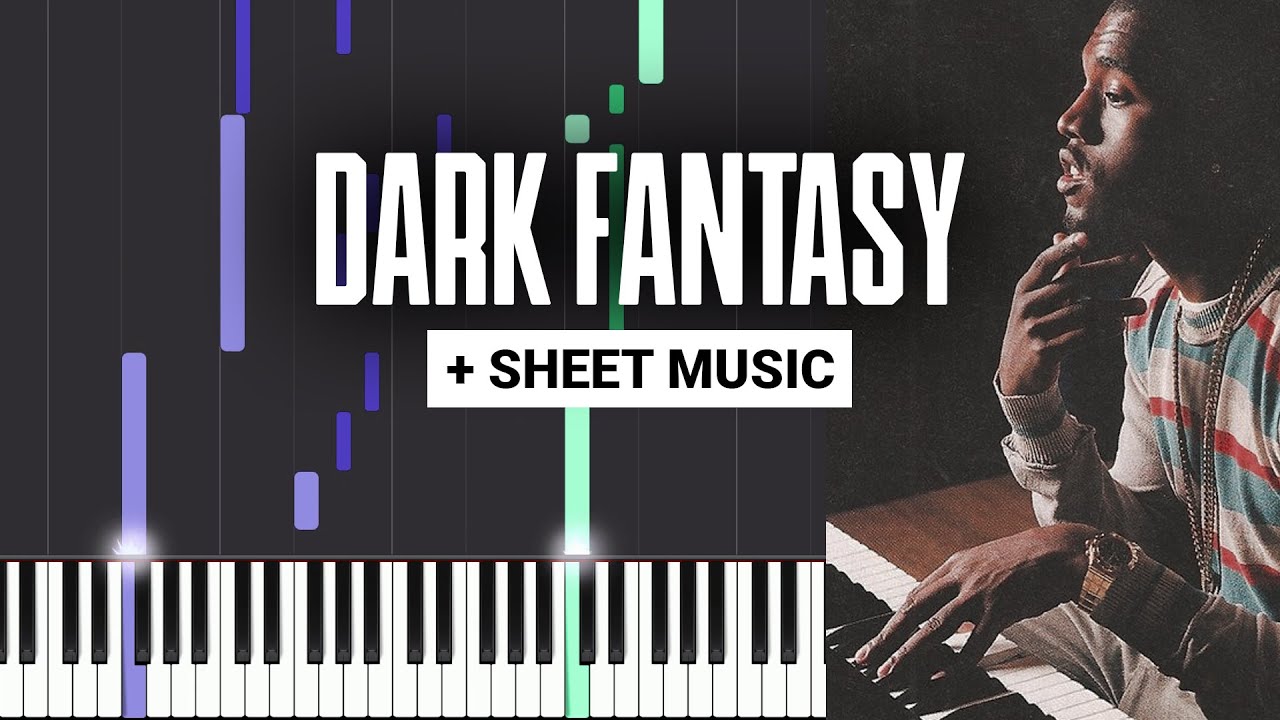 Dark Fantasy - Kanye West - Piano Tutorial + MIDI - YouTube