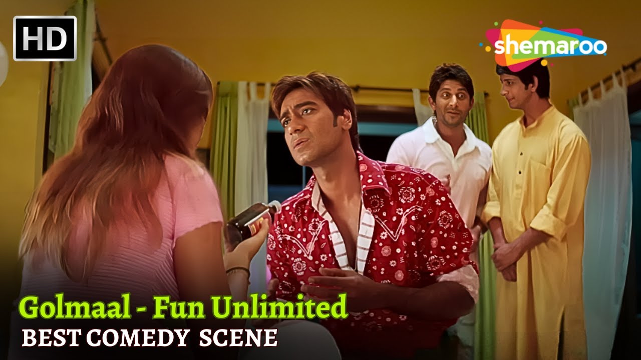 Ajay Devgan Comedy | Golmaal Fun Unlimited | MOST FUNNY SCENE! (HD) - YouTube