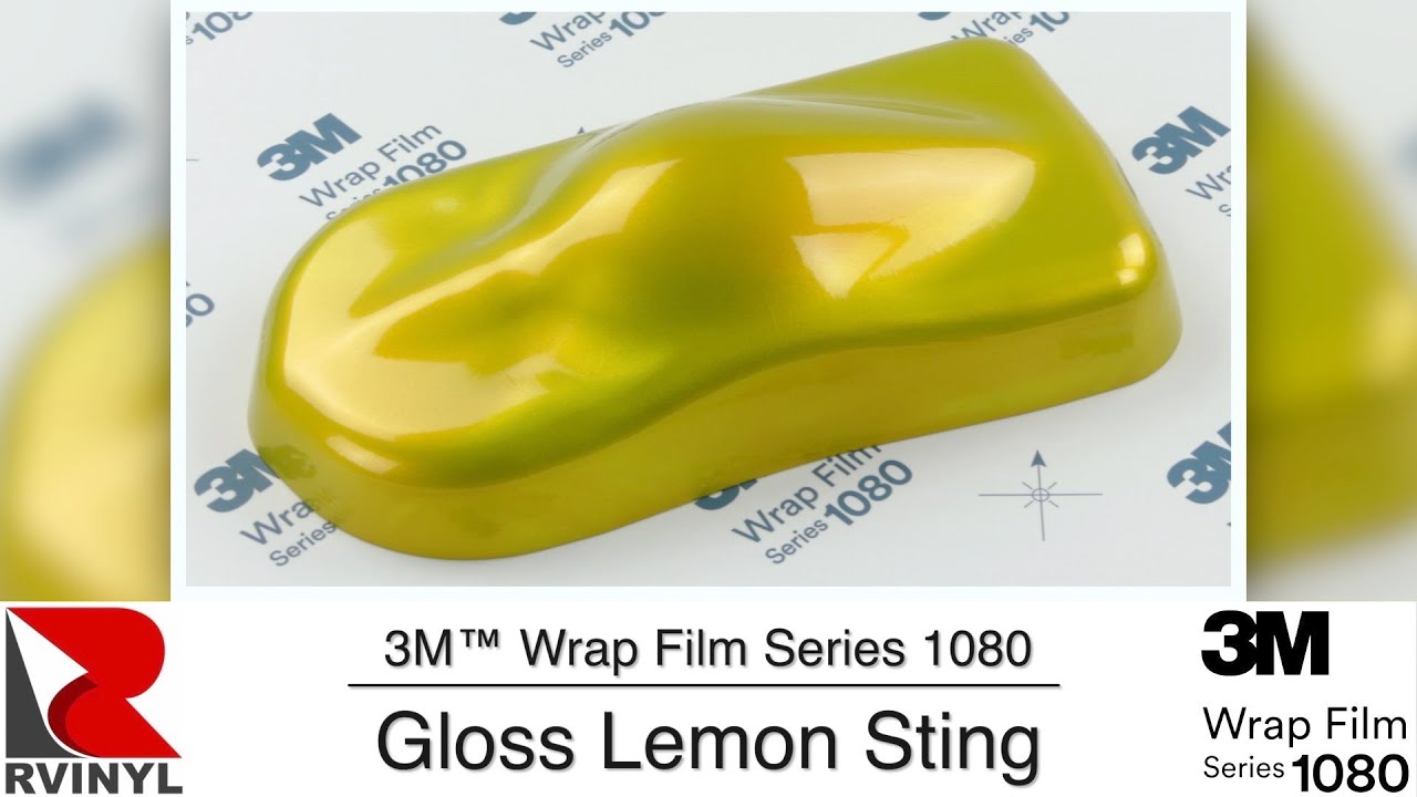 3M™ Wrap Film Series 1080 - Gloss Lemon Sting G335 Vinyl - YouTube