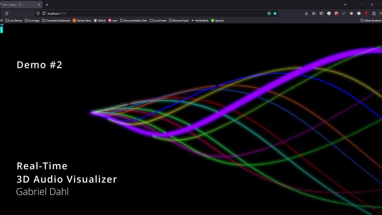 Real-Time 3D Audio Visualizer - Demo 2 (Cliffs of Dover) - YouTube