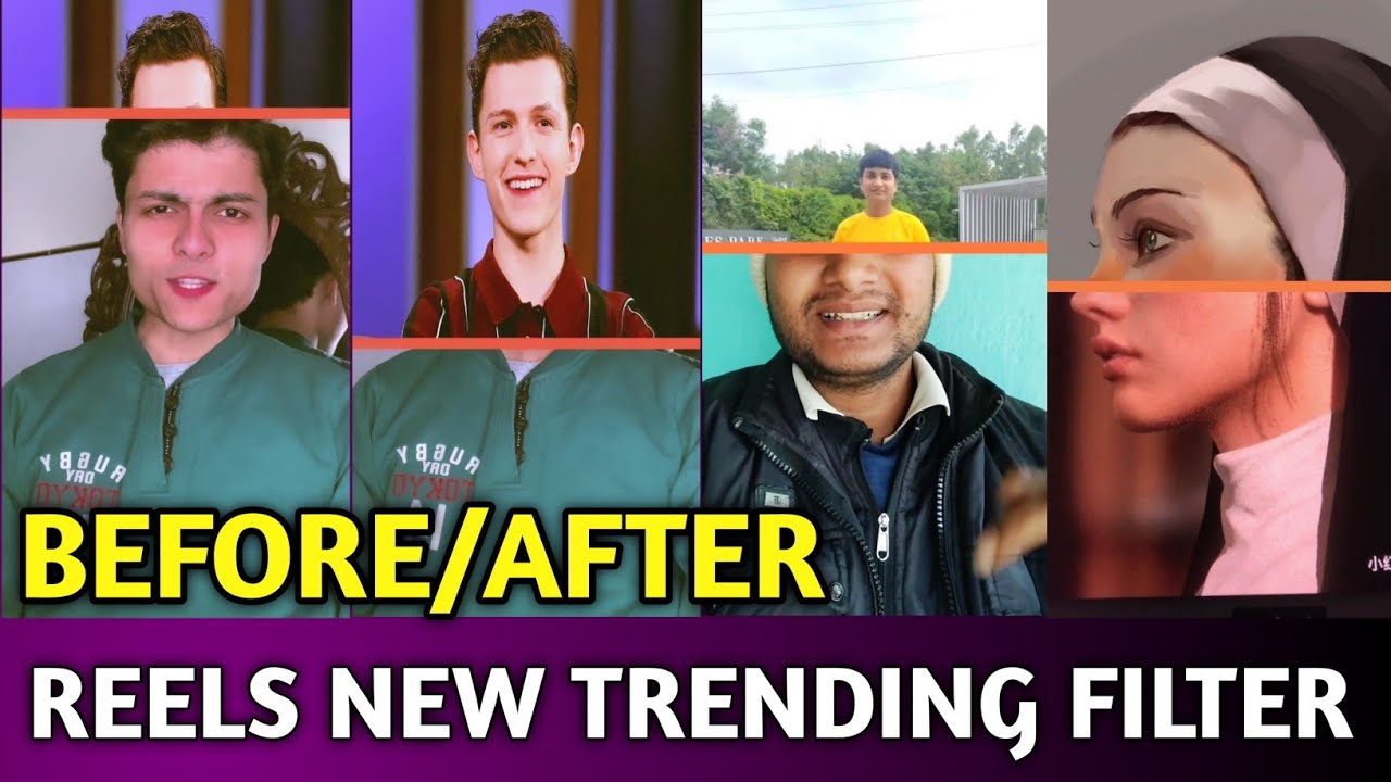 How To Make BEFORE/AFTER SCAN Filter Effect || Before/After Slider ...