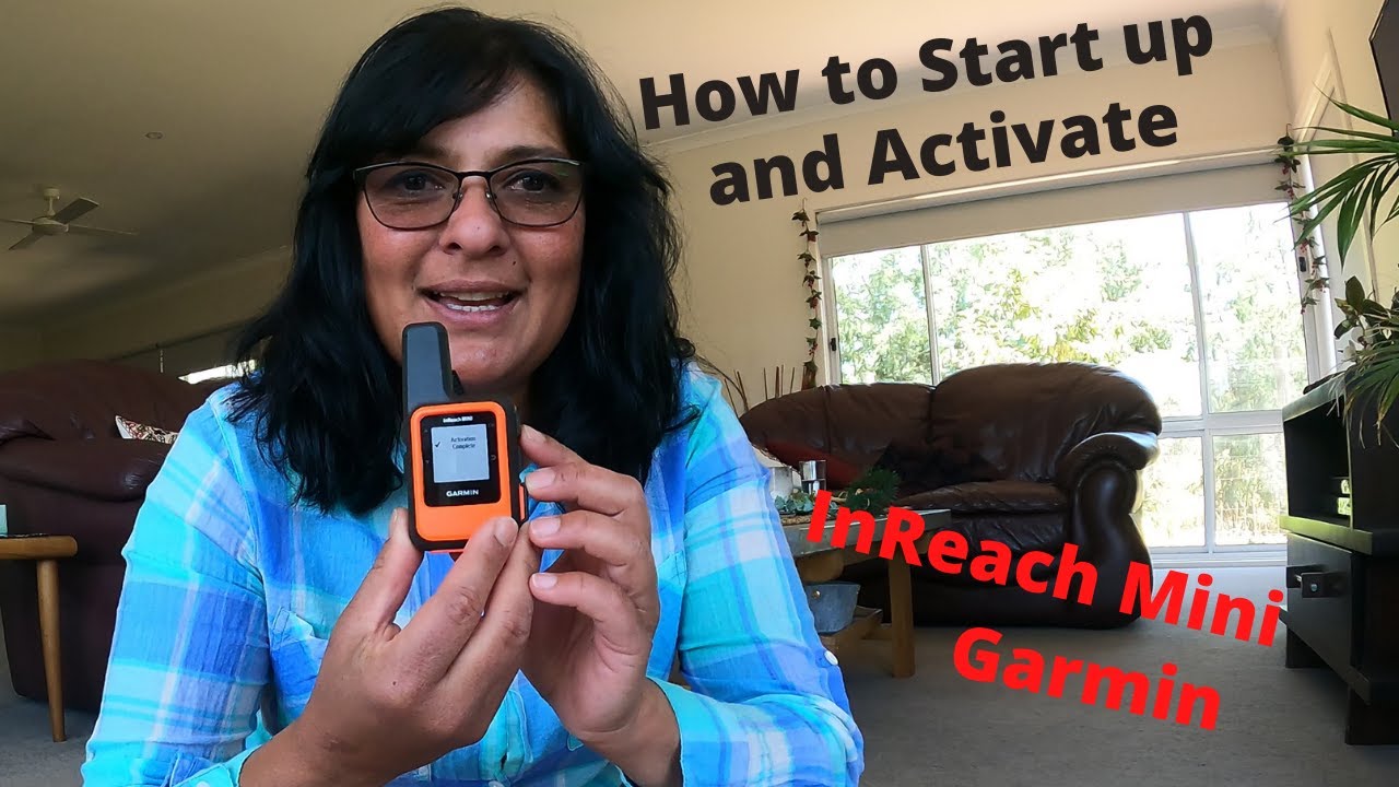 How to start up and activate In Reach MINI Garmin - YouTube