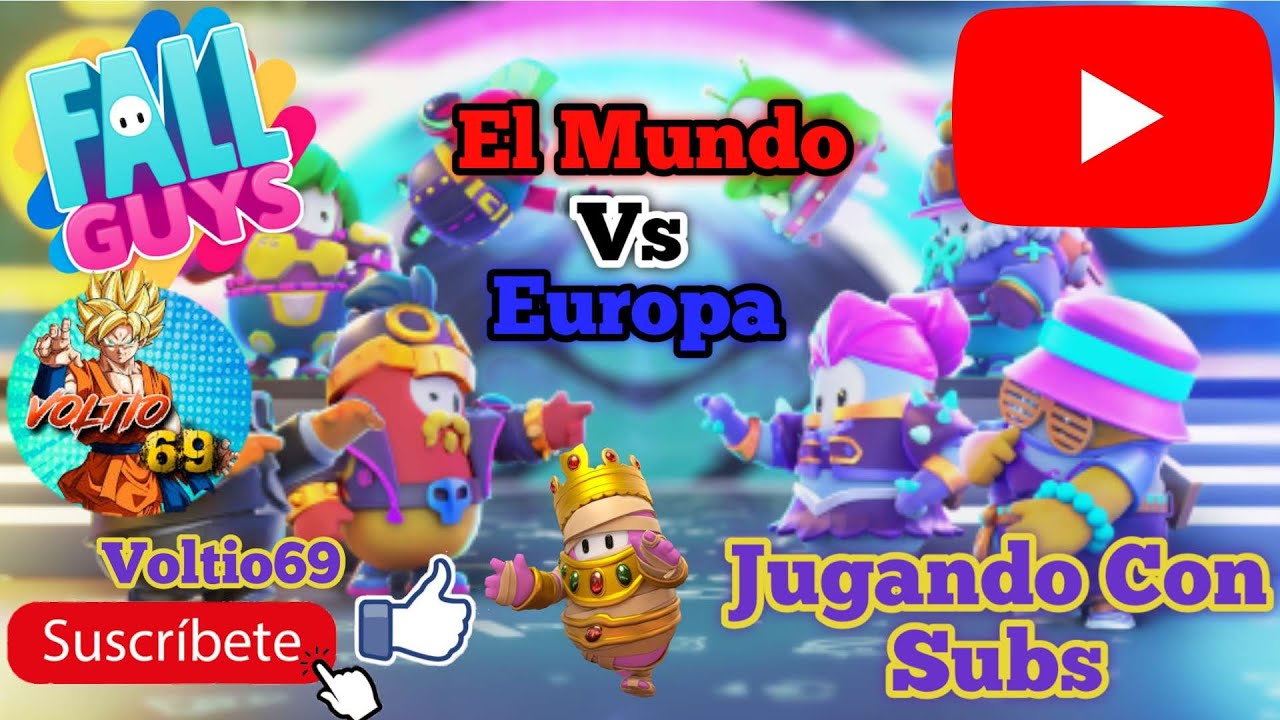 FALL GUYS🎮😍EVENTO EUROPA VS MUNDO🎮😍 #149 #fallguys #privadas # ...