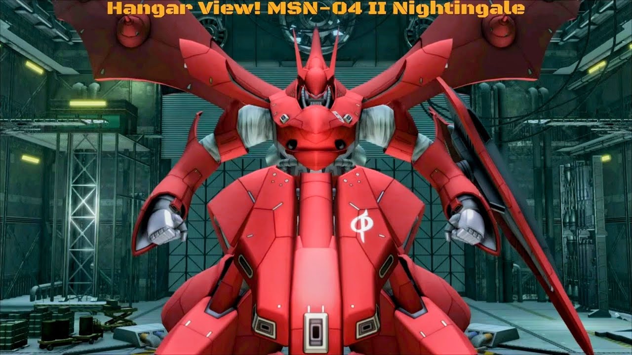 GBO2: Hangar View! MSN-04 II Nightingale (Standard Colors) - YouTube