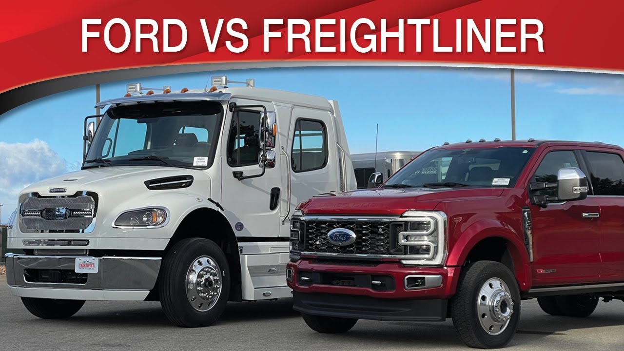 Ford F-450 Vs Freightliner M2 106 Summit Hauler Plus - YouTube