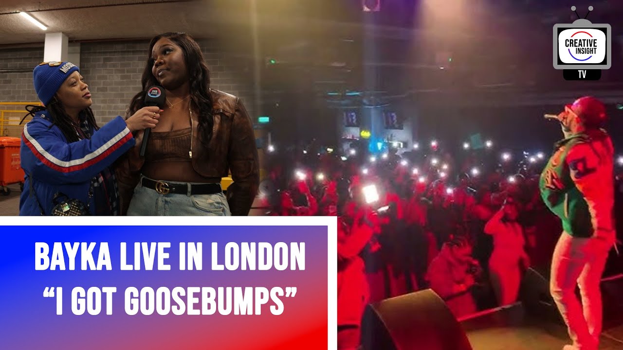 BAYKA LIVE IN LONDON "I GOT GOOSEBUMPS!!" | FAN REACTION | CREATIVE ...