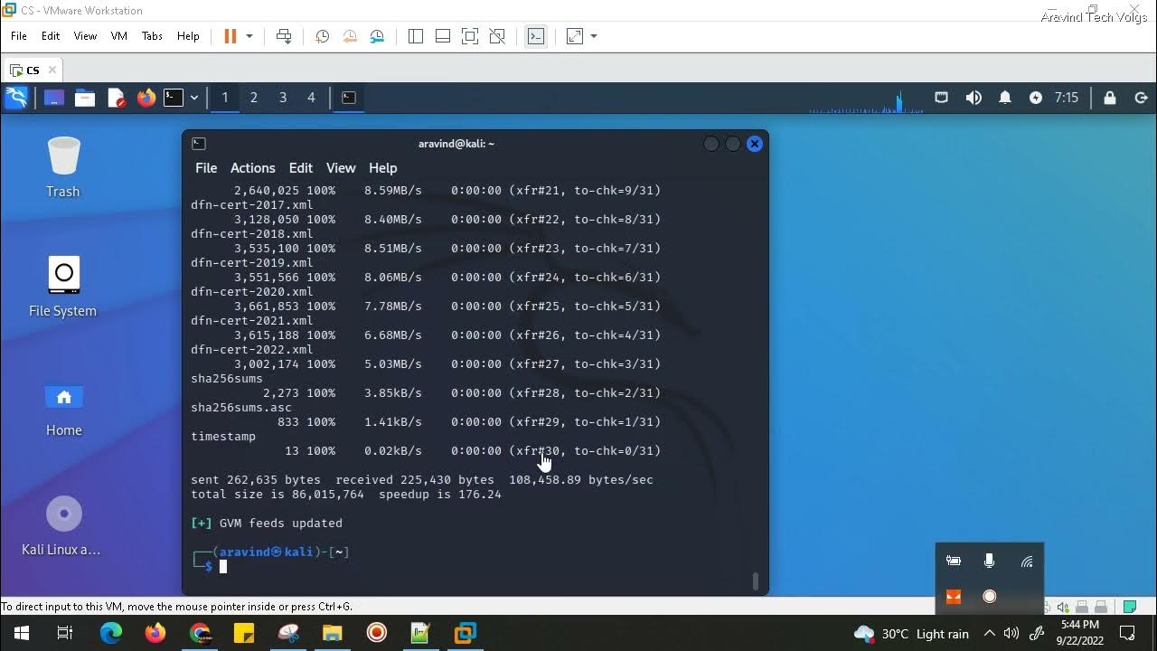 how to fix openvas scanning error scan config can't be failed find config daba error in kali ...