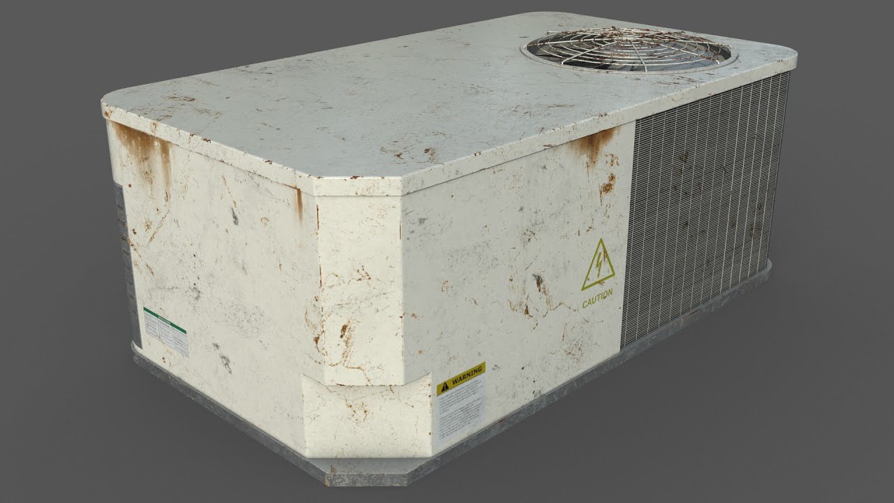 Modeling and Texturing a Rooftop AC Unit Using Blender and Substance ...